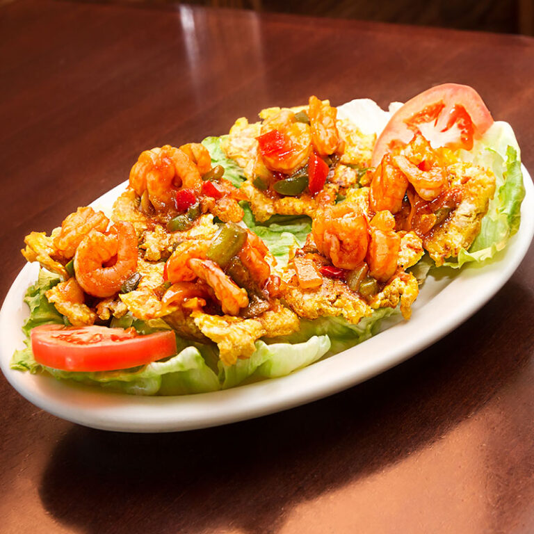 Tostones Rellenos Camarones Enchilados - Juana & Gloria